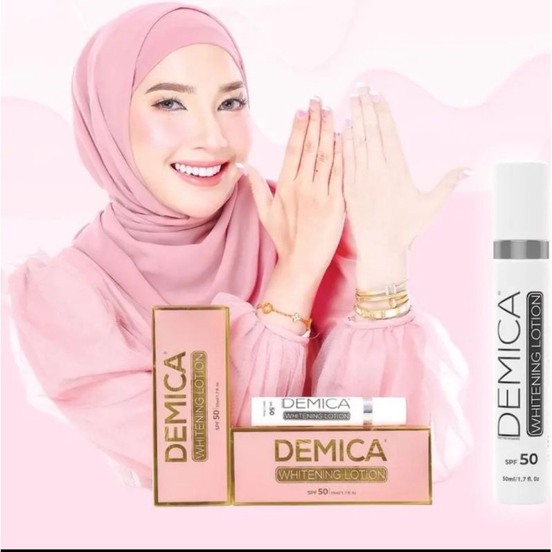 DEMICA WHITENING LOTION SPF50 SPRAY | Shopee Malaysia
