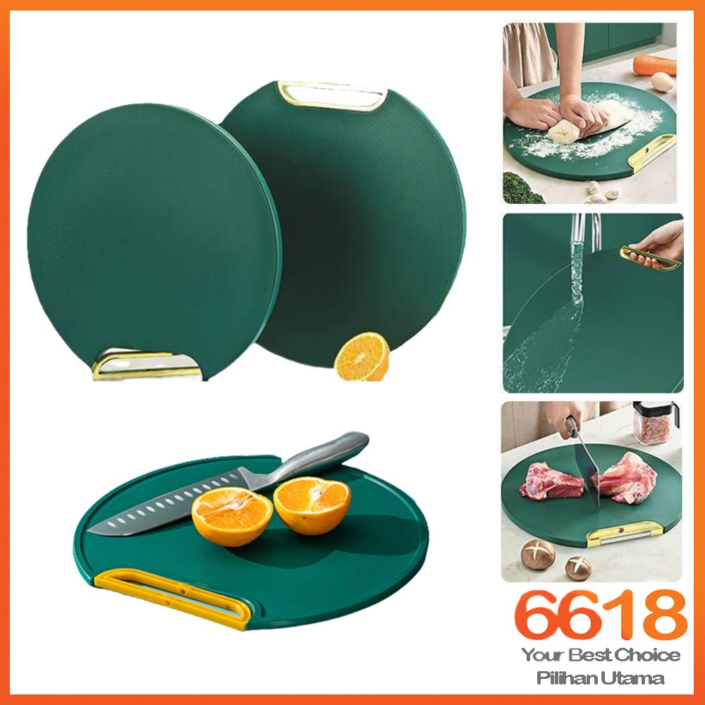 Papan Pemotong Berdiri Plastik Bulat Antibakteria Dan Kalis Cendawan ...