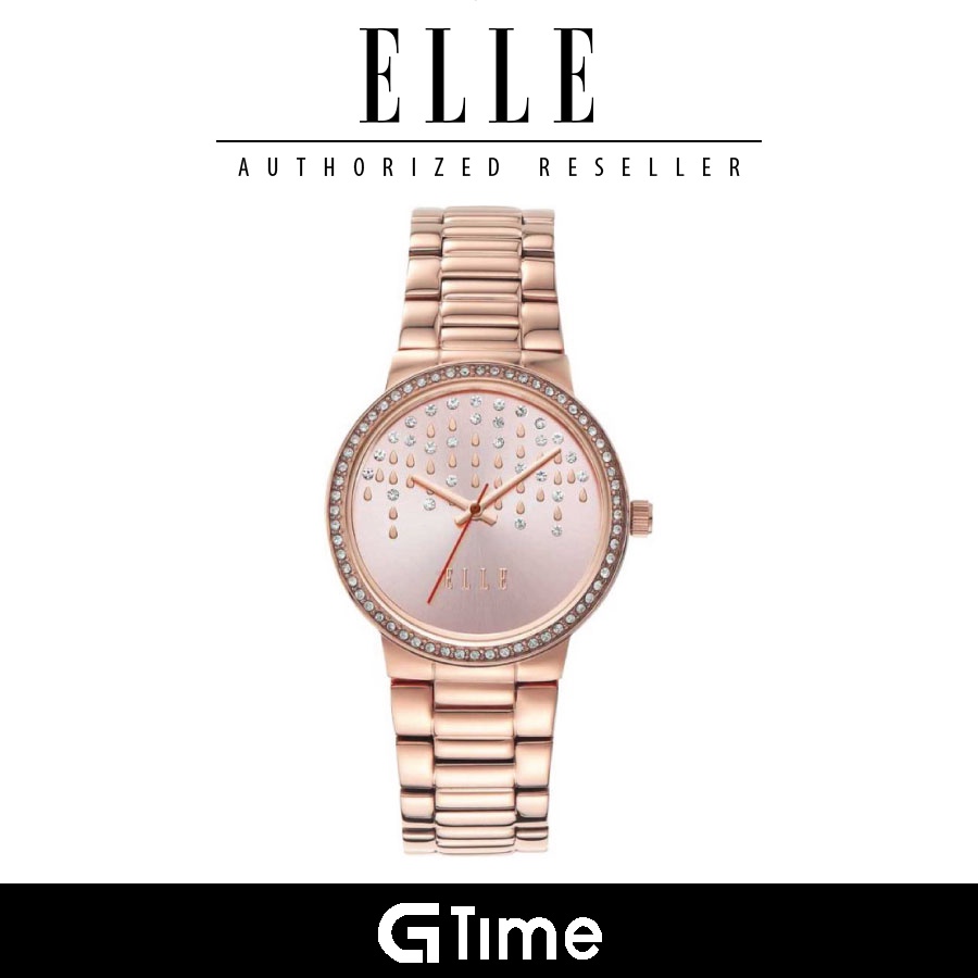 [Official Warranty] Elle ELL23008 Women's Bastille Analog Quartz Pink ...