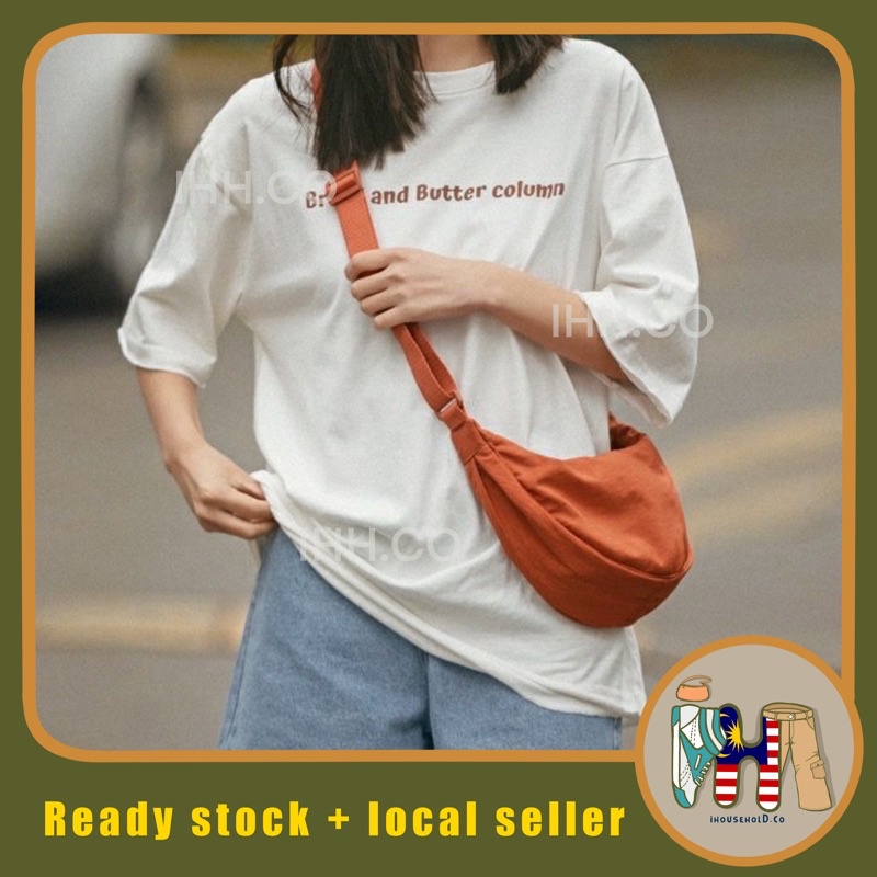 UNIQLO Design Sling Bag Unisex Tote Bag Shoulder Bag Crossbody Bag Viral Men and Women Beg ...