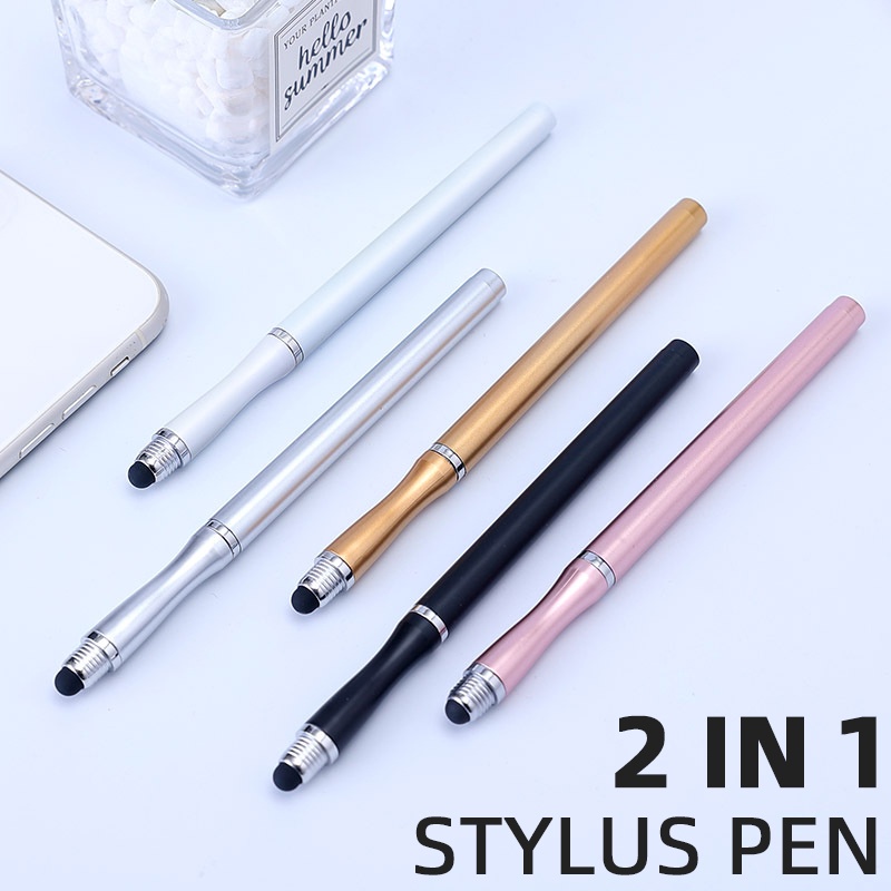 Universal 2in1 Stylus Pen For Smartphones Touch Pen for Samsung Xiaomi ...