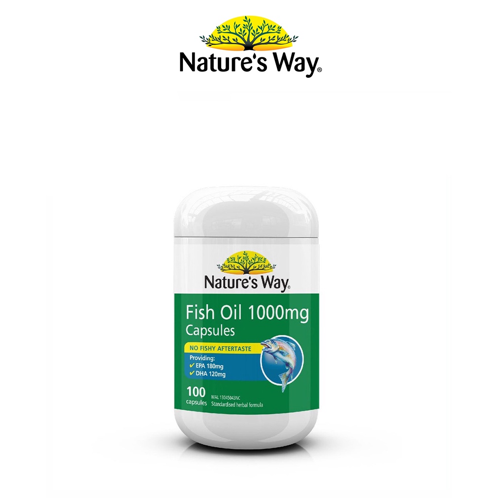 Nature's Way Fish Oil 1000mg (100 Capsules) | Shopee Malaysia