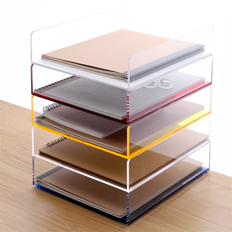 File Organizer Storage A4 Paper Tray Desktop Organizer study table ...