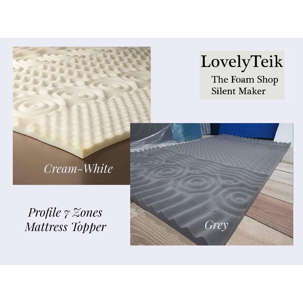 Profile 7 Zones Mattress Topper/The Foam Shop Foam Topper/Murah Tilam ...