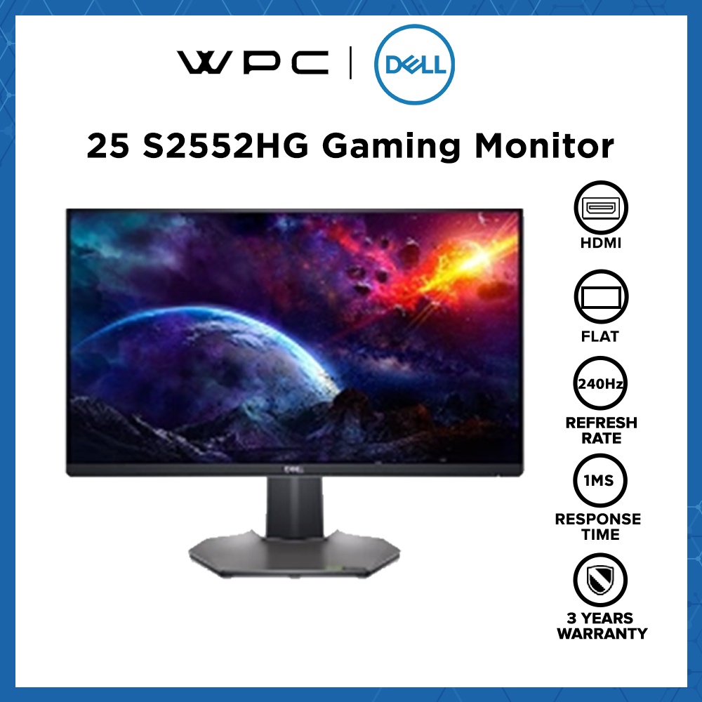 Dell S2522HG (24.5"/1ms/FHD 240Hz/Fast IPS Panel/HDMI DP Audio Out sRGB ...