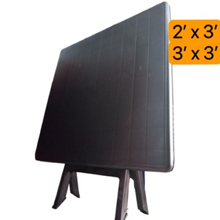 Foldable Square Dining Table Plastic Leg 2x3 3x3 / Meja Makan Meja ...