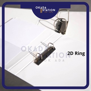 OKADA 2D PVC Ring File (A4) / Fail Kulit Keras / White File / Fail ...