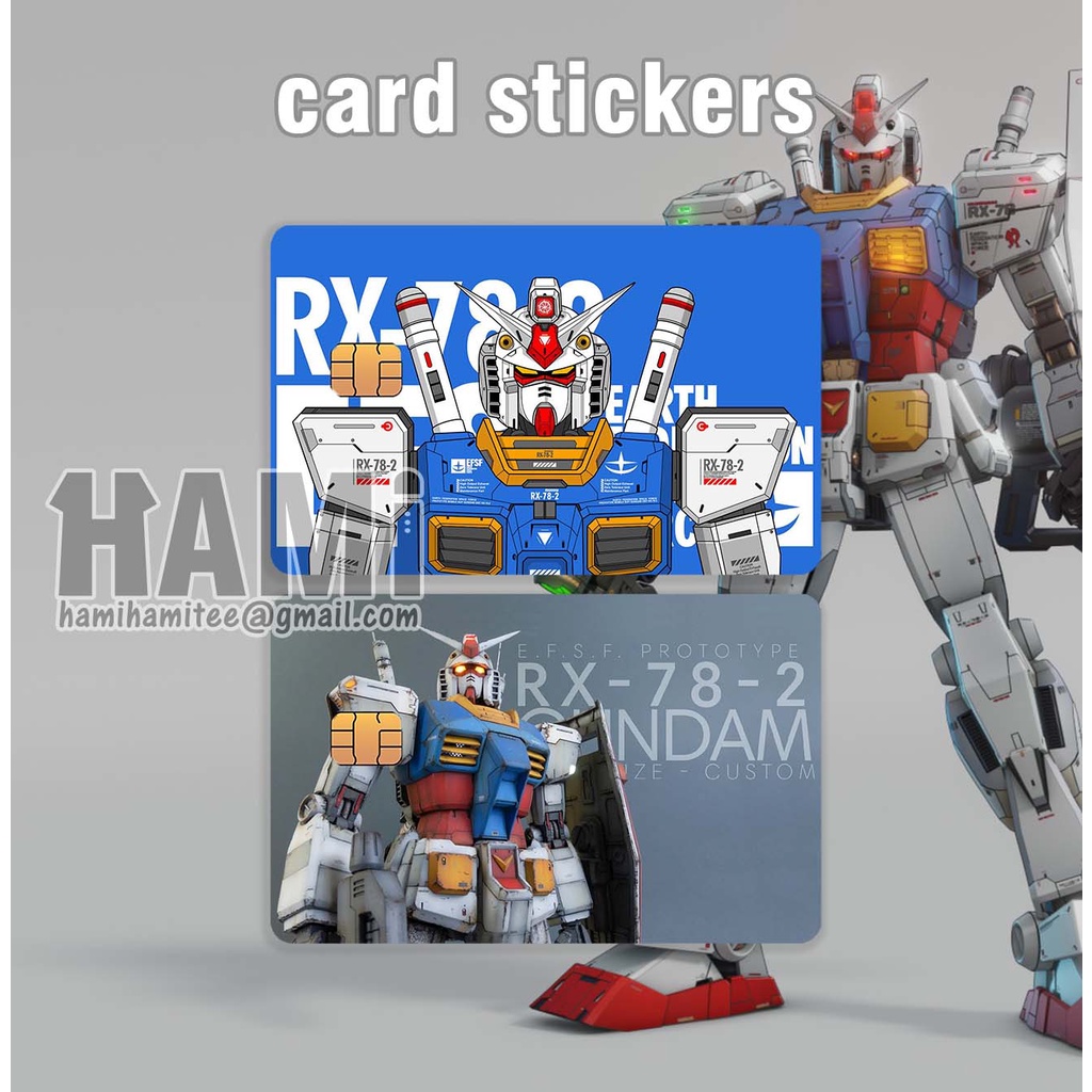GUNDAM TNGO CARD STICKER - GUNDAM RX-78-2 KAD STICKER - RX GUNDAM TNGO ...
