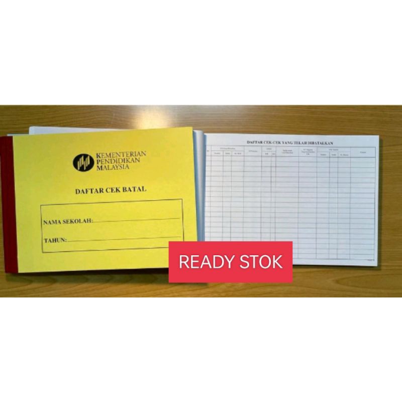 Buku Daftar Cek Batal | Shopee Malaysia