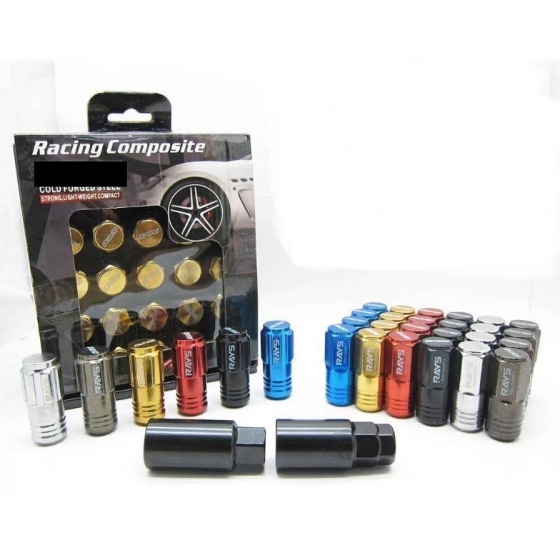 20pcs IRAYS Rim Wheel lock nut tayar nut tyre tire nut lug nut steel ...