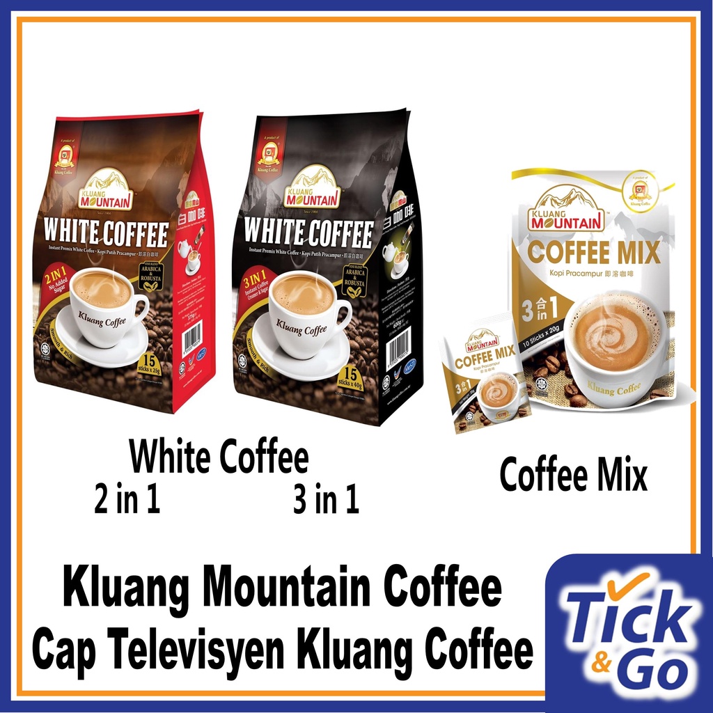 Cap Televisyen Kluang Mountain Coffee ( White Coffee 3in1 / 2in1 ...