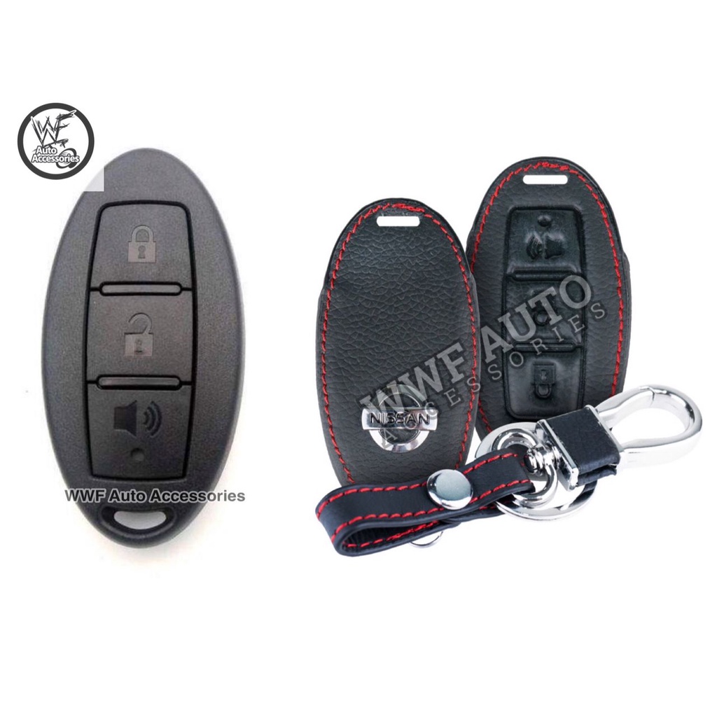 Nissan Almera / Livina Keyless / Key Less / Smart Entry Leather Key ...