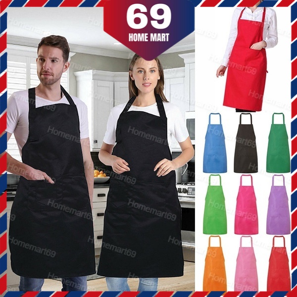 Apron Kitchen Cotton Aprons Chef Waterproof Cotton Apron Barber Kitchen ...