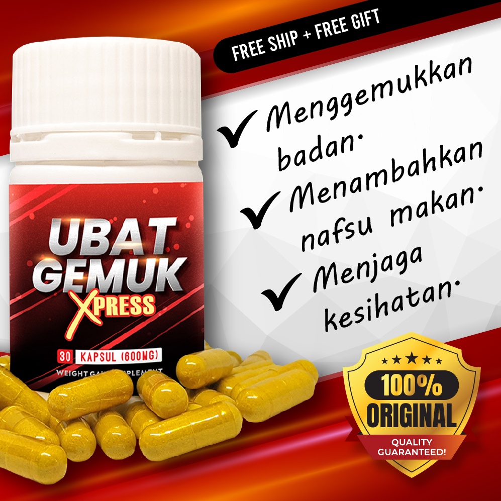 Ubat Gemuk EXpress Tambah Berat Badan Ideal Gemuk | Kilo Up Naik Selera ...