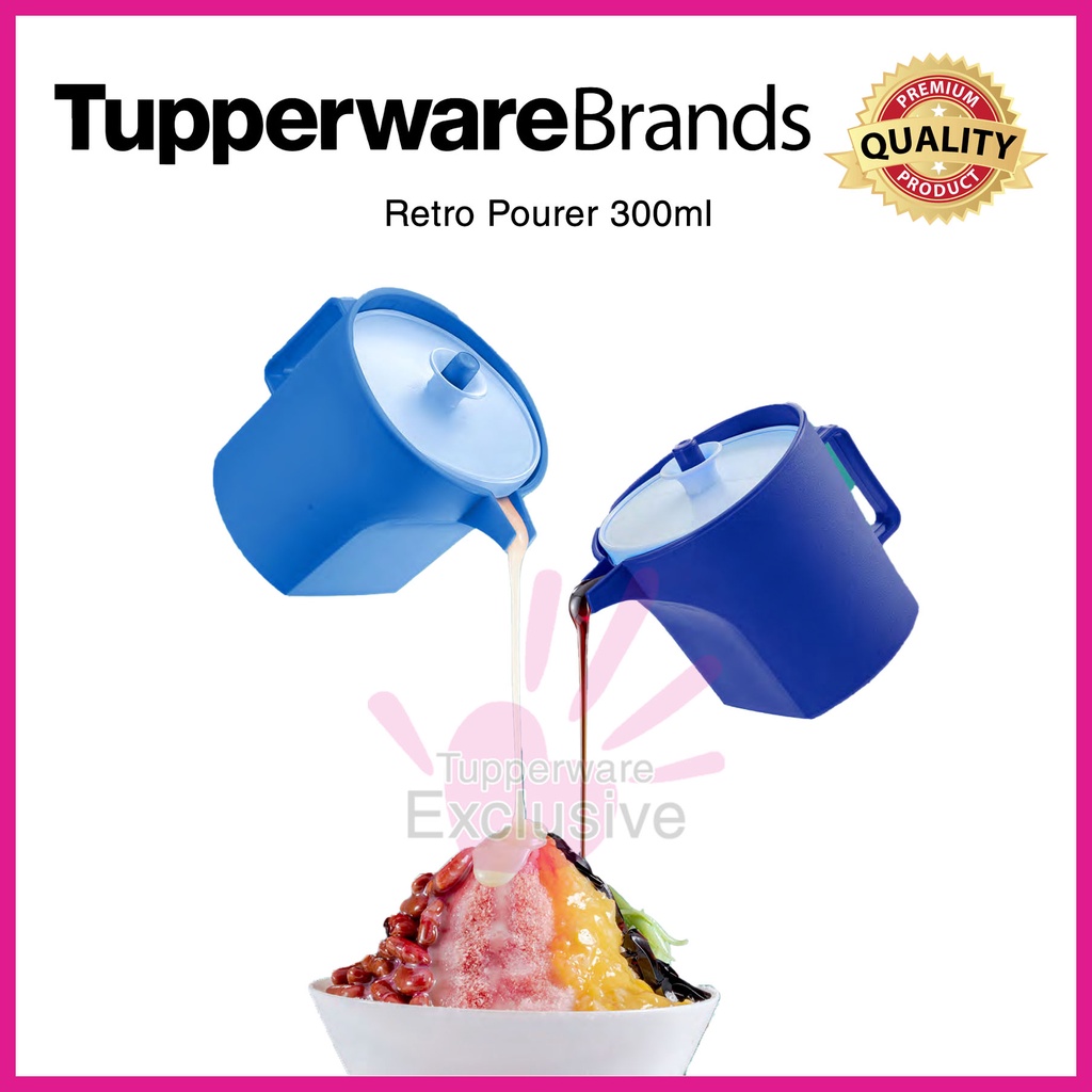 Retro Pourer 300ml Tupperware Jug Mini Pourer Mini Jug Mini Pitcher Jug Kecil Bekas