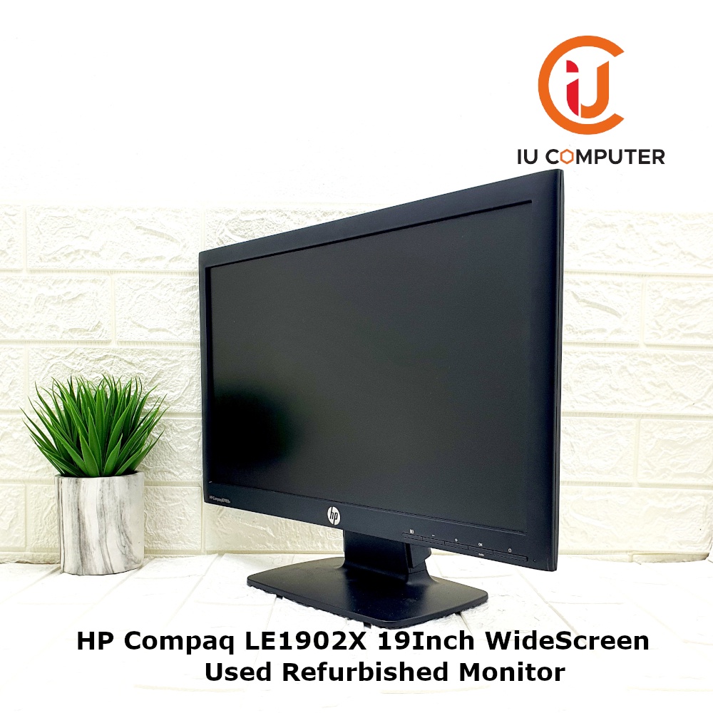 HP COMPAQ LE1902X 19 INCH WIDESCREEN LED BACKLIT LCD USED REFURBISHED MONITOR | Shopee Malaysia