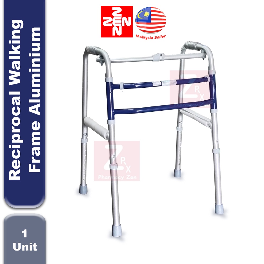 Aluminium Reciprocal Walking Frame (Non-rust, Double Bar) | Shopee Malaysia
