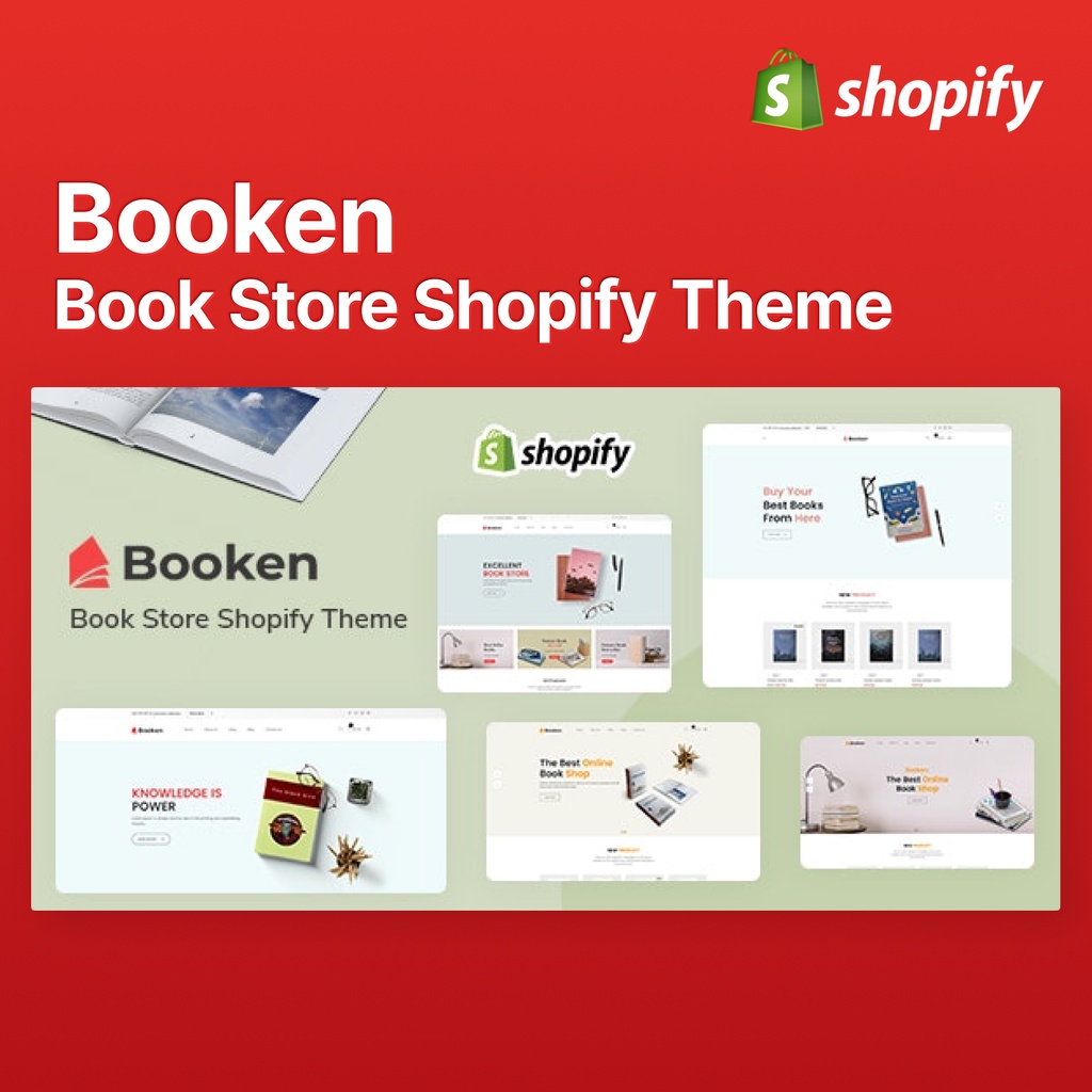 Booken - Book Store Shopify Theme (Themeforest.net Best Seller ...