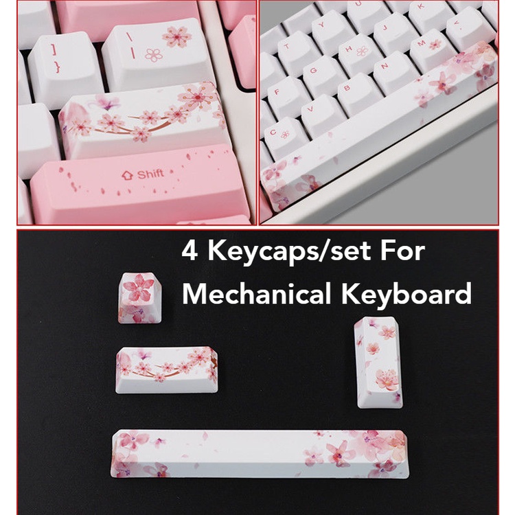 Pink Keycaps Anime Keycaps Pbt Keycaps Sanrio OEM Personality Keycaps ...