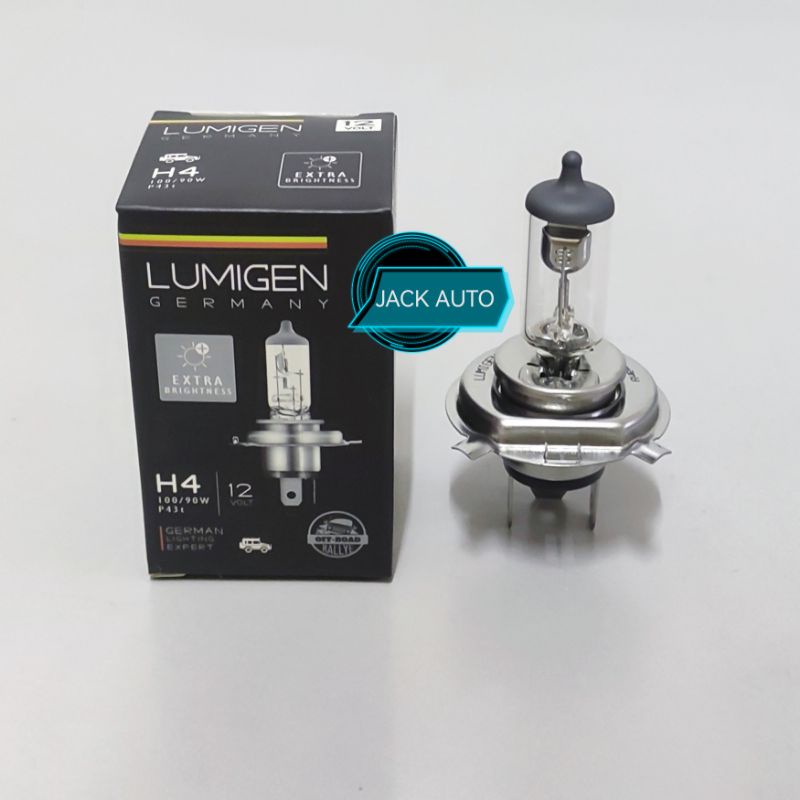 LUMIGEN BULB H4 12V 90/100W GERMANY PRODUCT (PRICE FOR 1 PCS) | Shopee ...