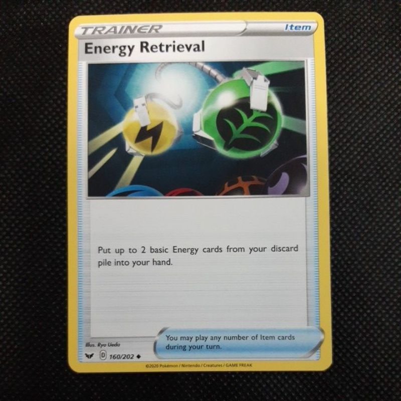 Pokemon Card TCG: Trainer: Energy Retrieval 160/202 (NON HOLO) 100% ...