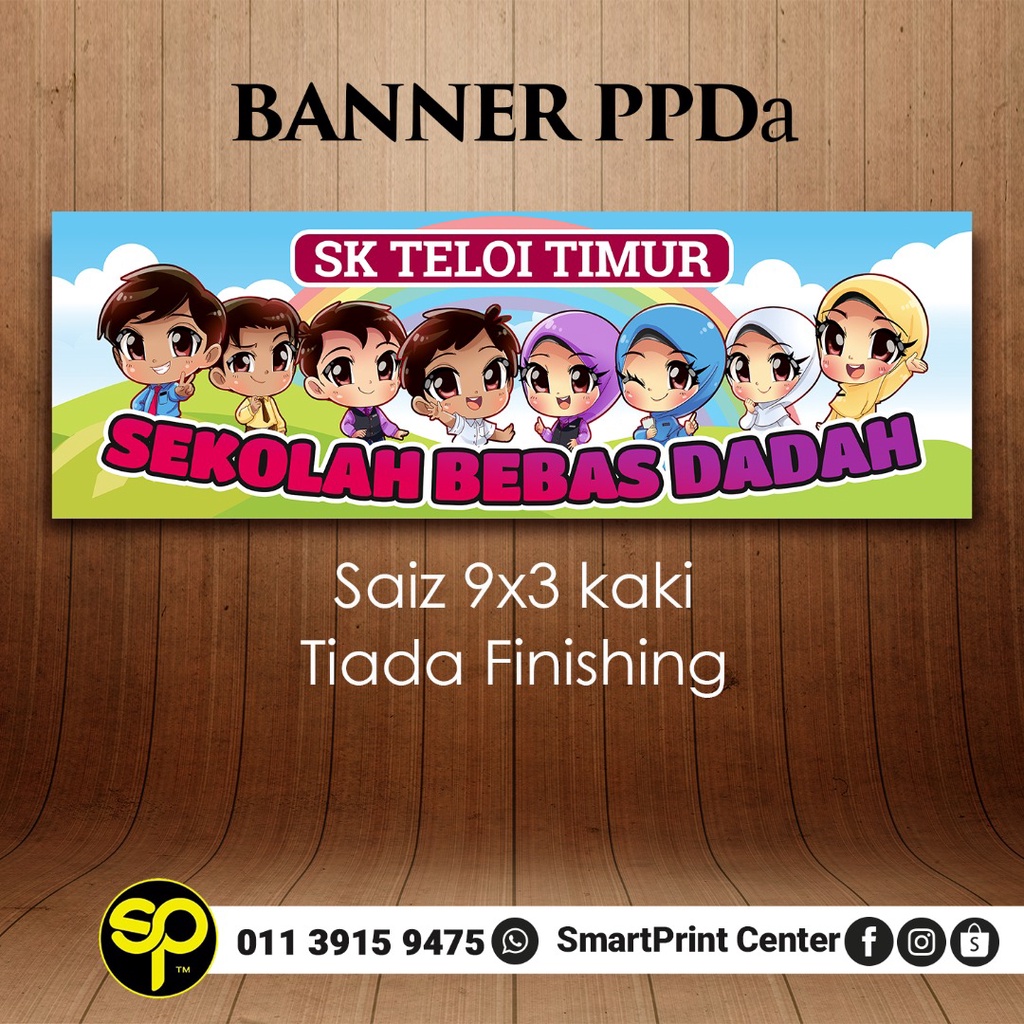 BANNER PPDA HIASAN KORIDOR DI SEKOLAH | Shopee Malaysia