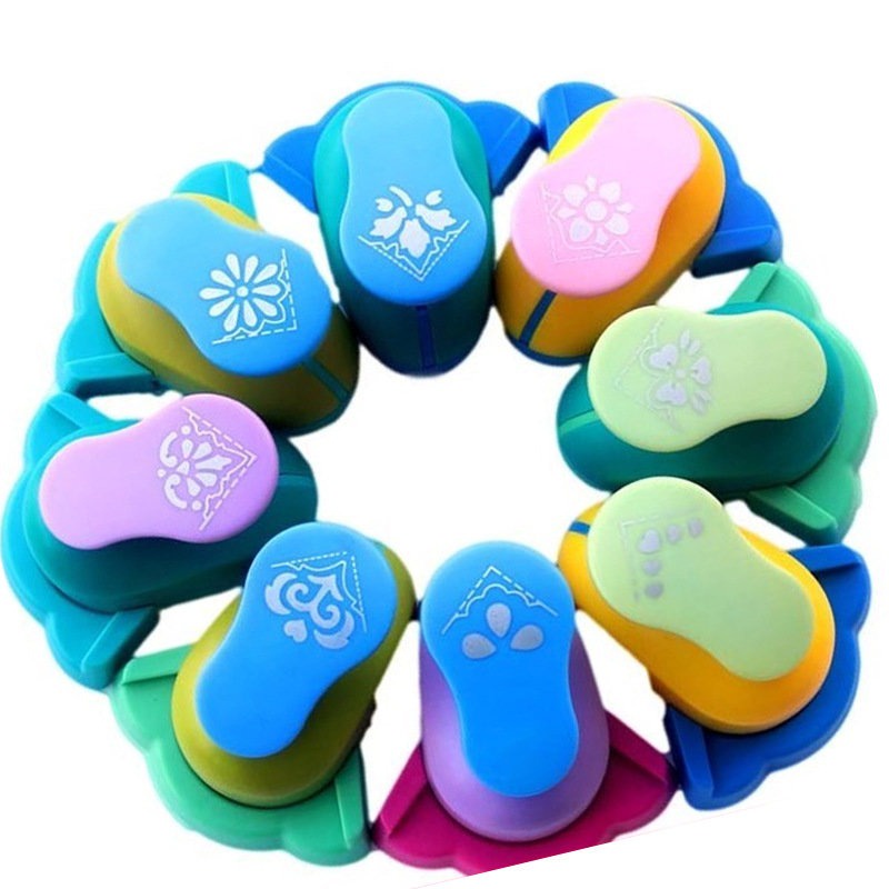 ZA100 Paper Embossing Punch FLOWER DESIGN Lever Corner Border Punch ...