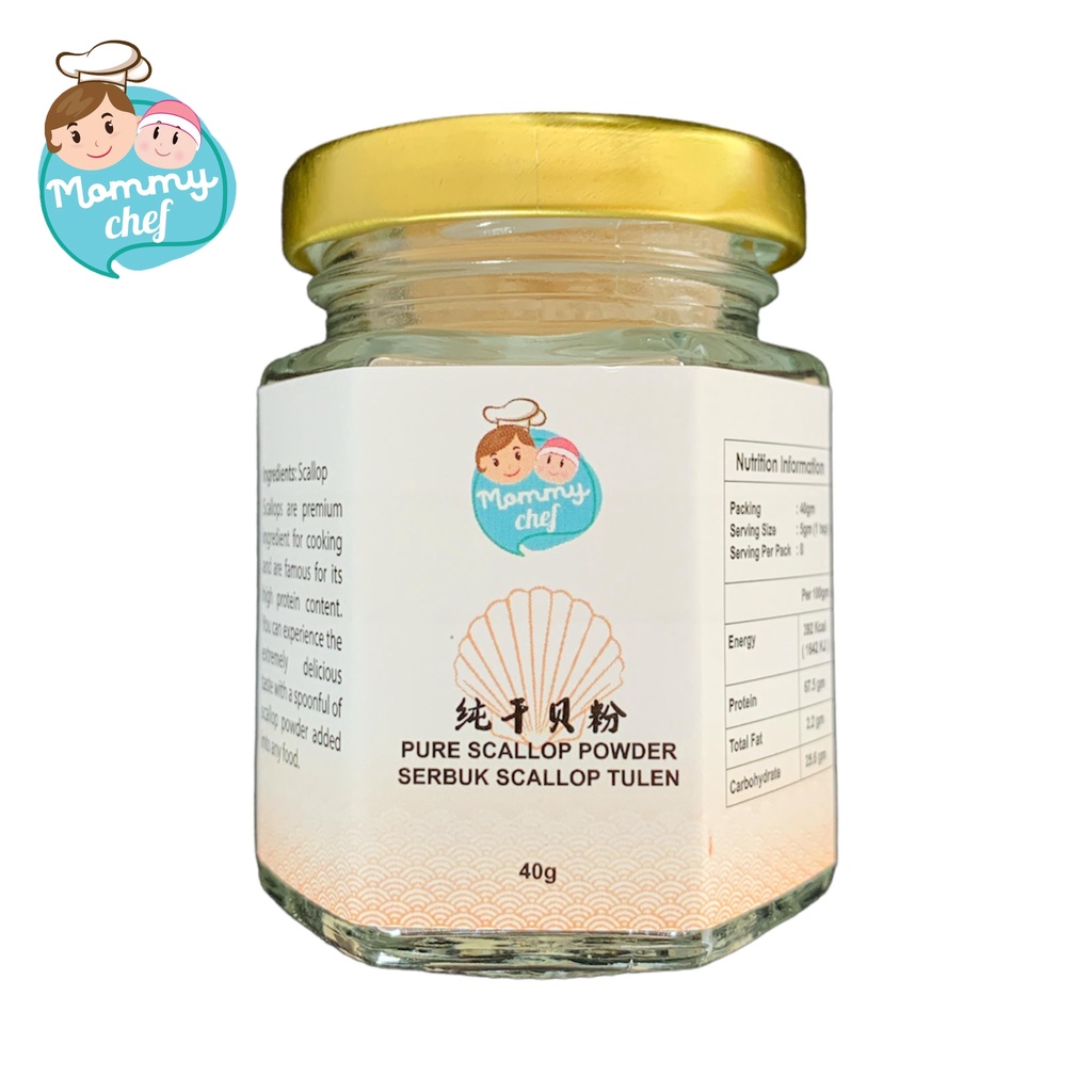 Mommy Chef Pure Scallop Powder 6m+ (40g) | Shopee Malaysia