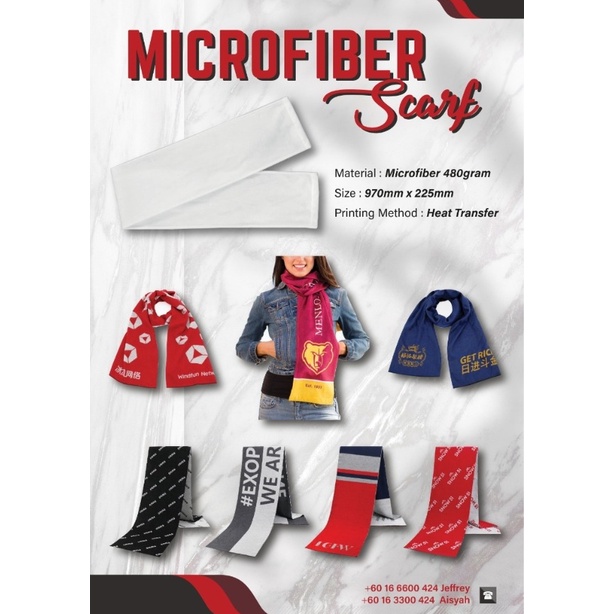 Mafla Microfiber Material white ( For Sublimation Heat Transfer ...