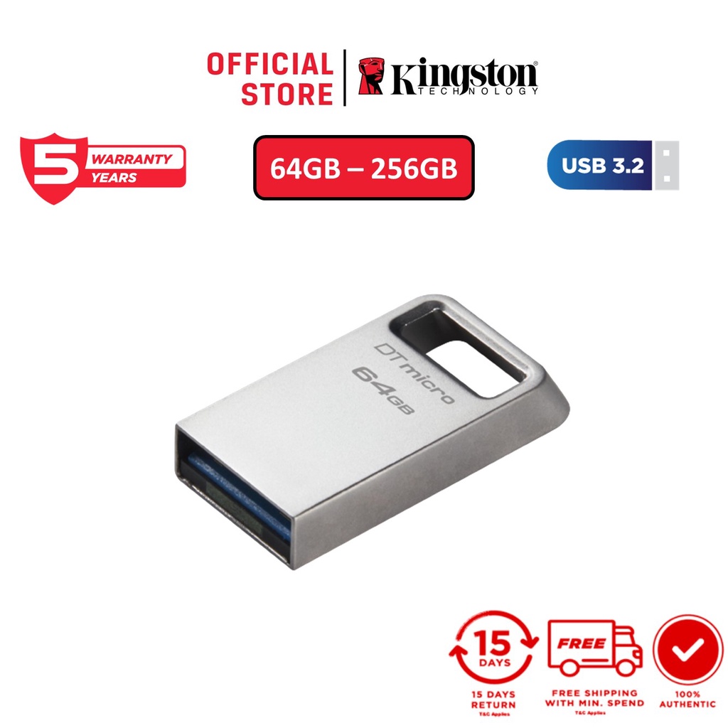 Kingston DataTraveler Micro USB 3.2 Flash Drive with Ultra-Small ...