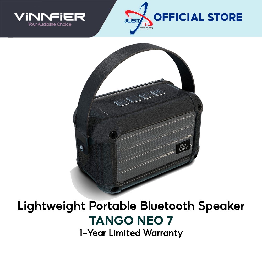 VINNFIER TANGO NEO 7 LIGHTWEIGHT PORTABLE BLUETOOTH SPEAKER | Shopee ...