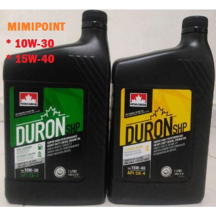 PETRO CANADA DURON SHP 10W-30 / 15W-40 MINYAK ENJIN - 1 LITER ...