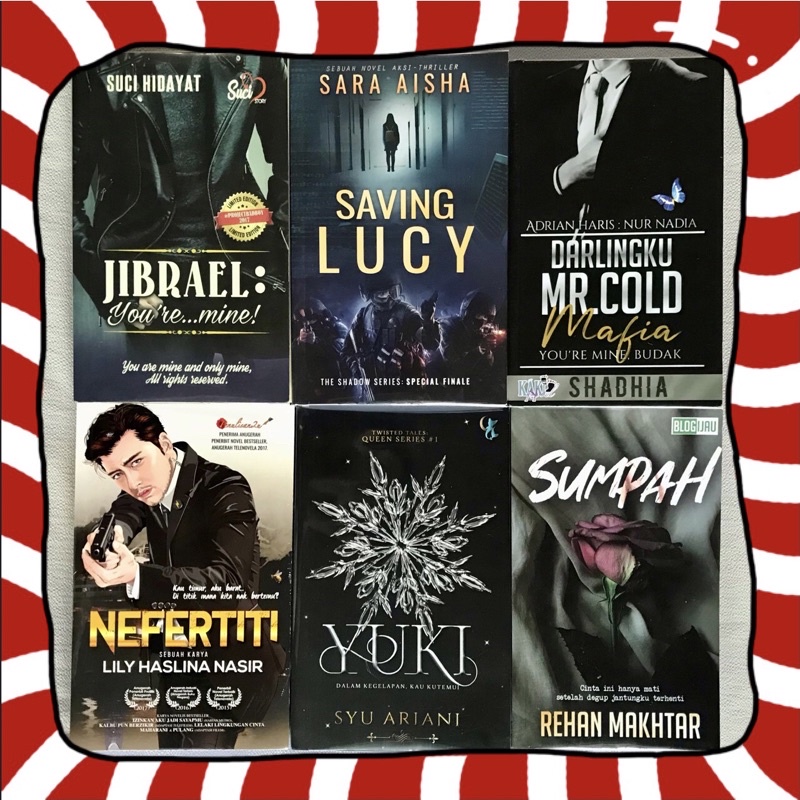 NOVEL MELAYU SAVING LUCY SUCI HIDAYAT JIBRAEL SUMPAH REHAN MAKHTAR YUKI ...