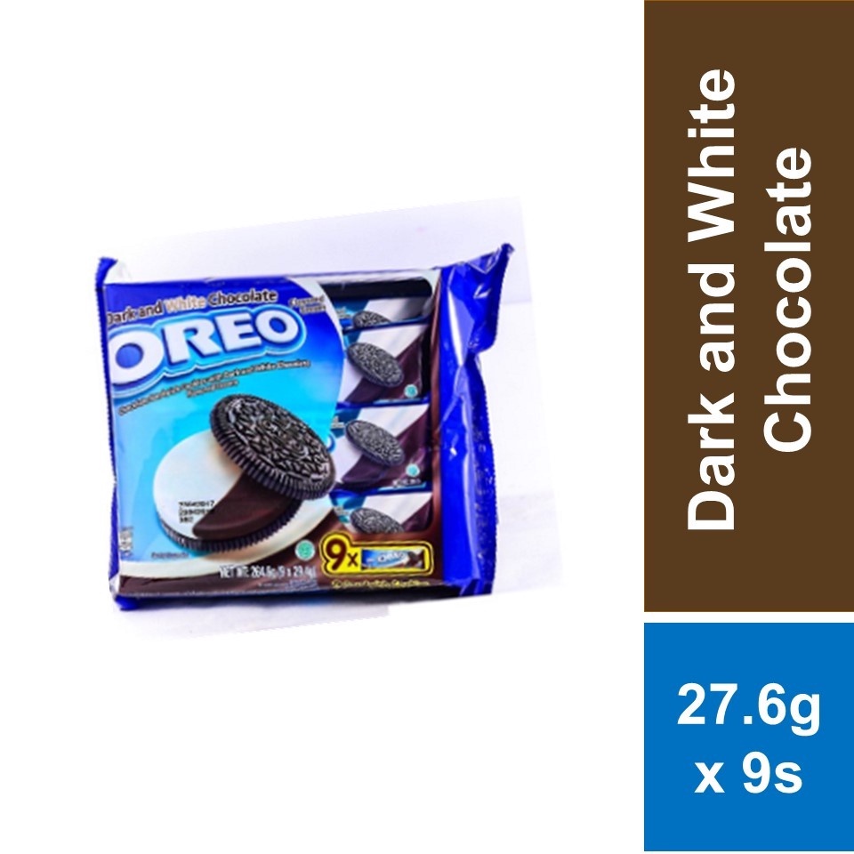 Oreo Dark & White Chocolate Multipack 27.6g x 9s | Shopee Malaysia
