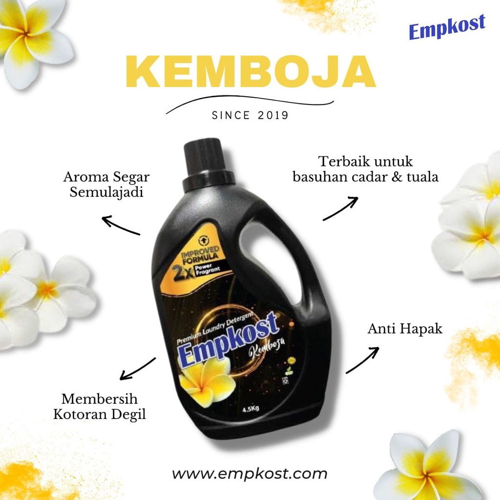 KEMBOJA SABUN BASUH BAJU EMPKOST LIQUID DETERGENT | Shopee Malaysia
