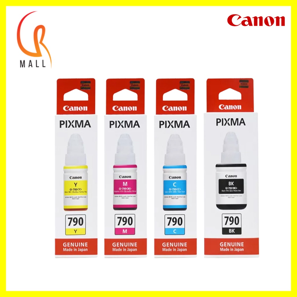 Canon GI- 790 Pixma Refil Ink Bottle Cartridge (RANDOM COLOUR) | Shopee ...