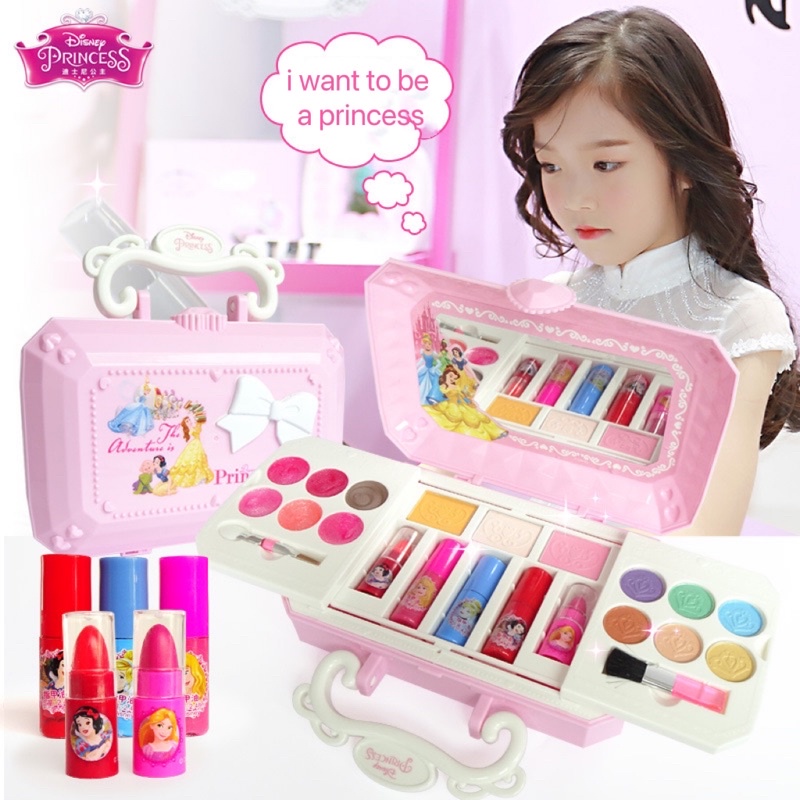 Kids Make Up Toys Princess Makeup Box Set For Baby Kids Girl Cosmetic ...