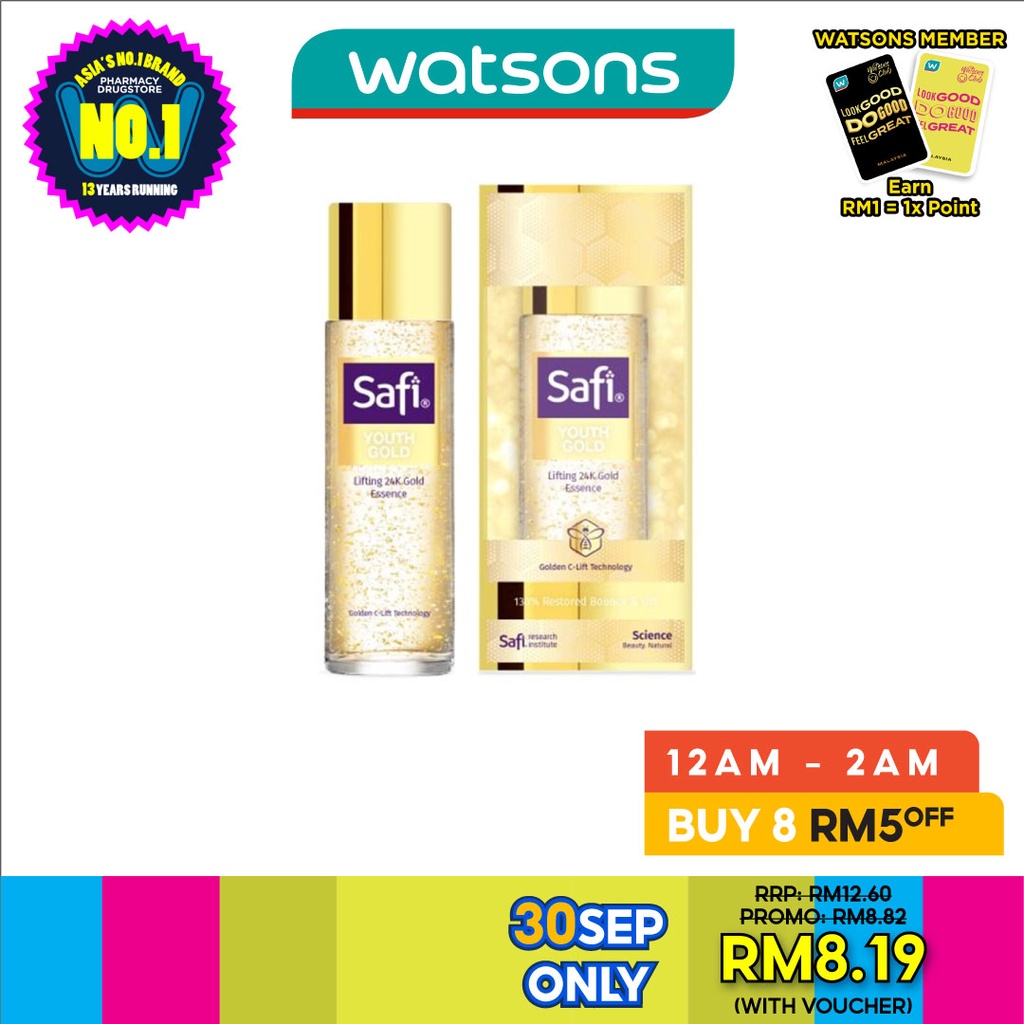 SAFI Youth Gold 24K Gold Essence 35ML | Shopee Malaysia