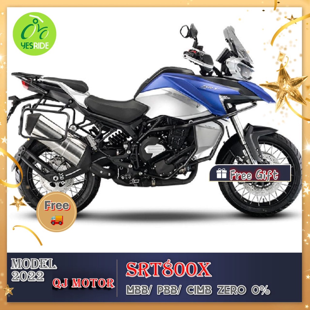 QJ motor SRT800X model 2022 | Shopee Malaysia