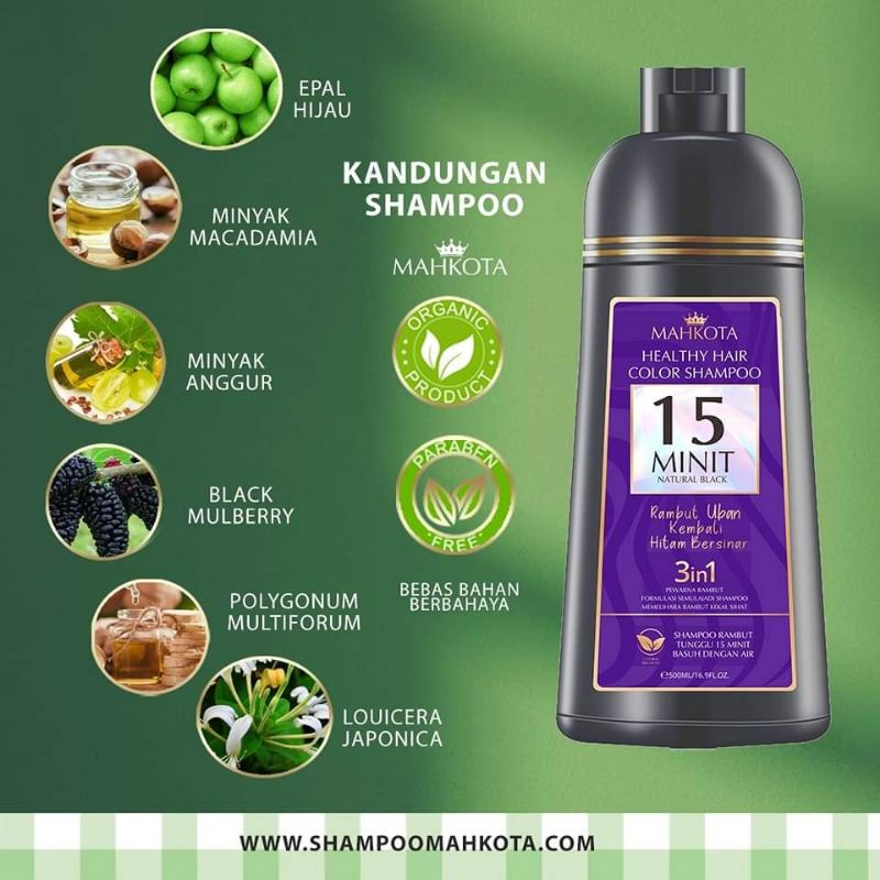 Shampoo Rambut Beruban Mahkota | Shopee Malaysia