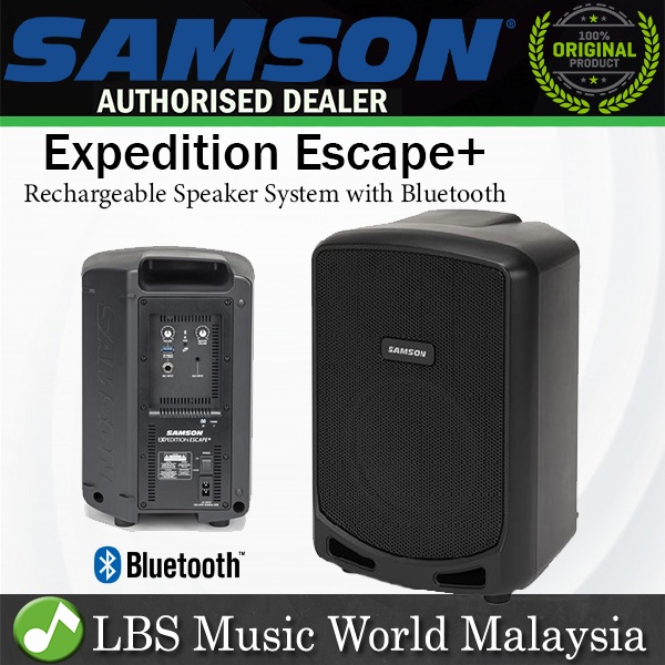 Samson Expedition Escape 2 Channel Mixer 6" Woofer USB Wireless with Bluetooth (ExpeditionEscape ...