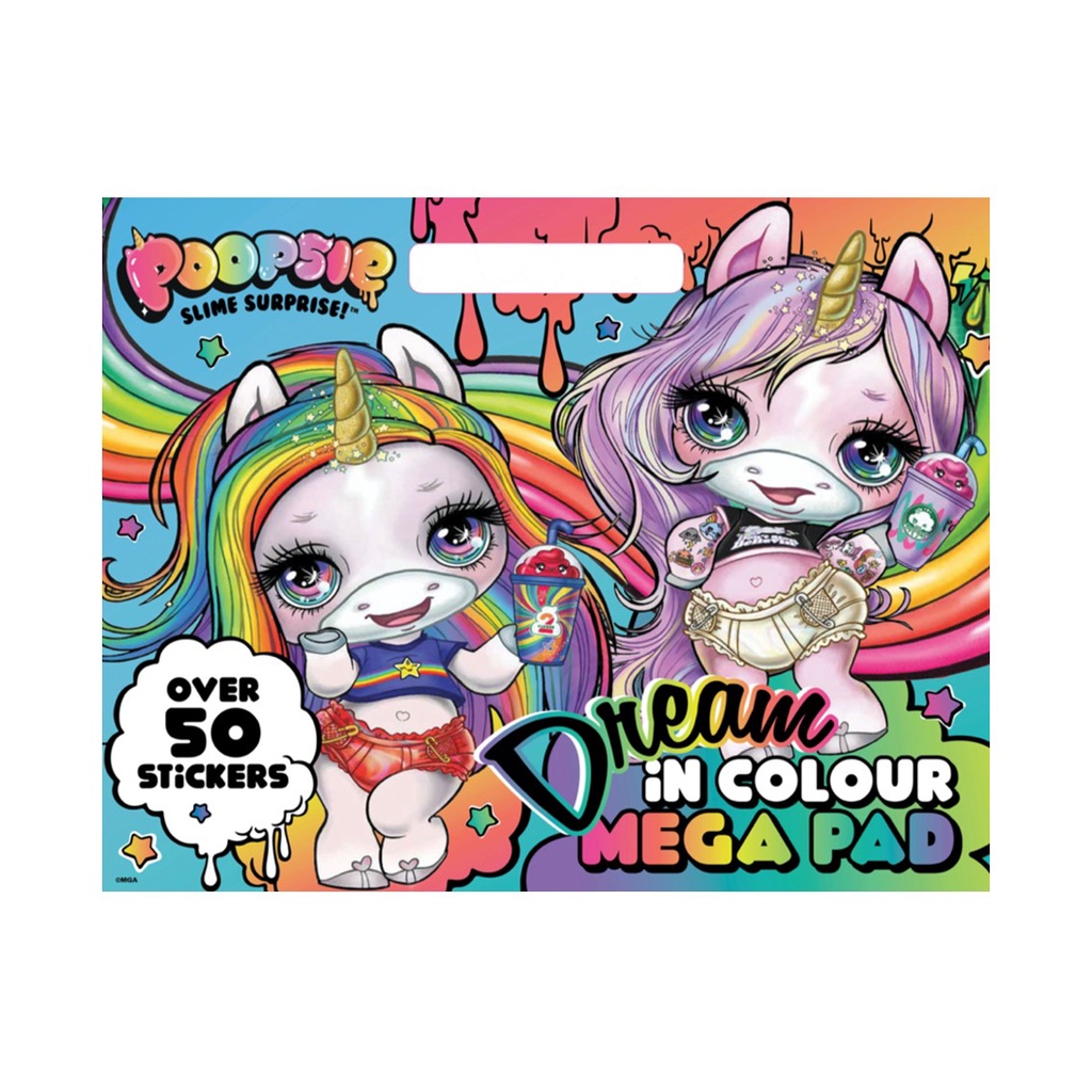 Poopsie Giant Colouring Activity Pad With Stickerssss | Shopee Malaysia