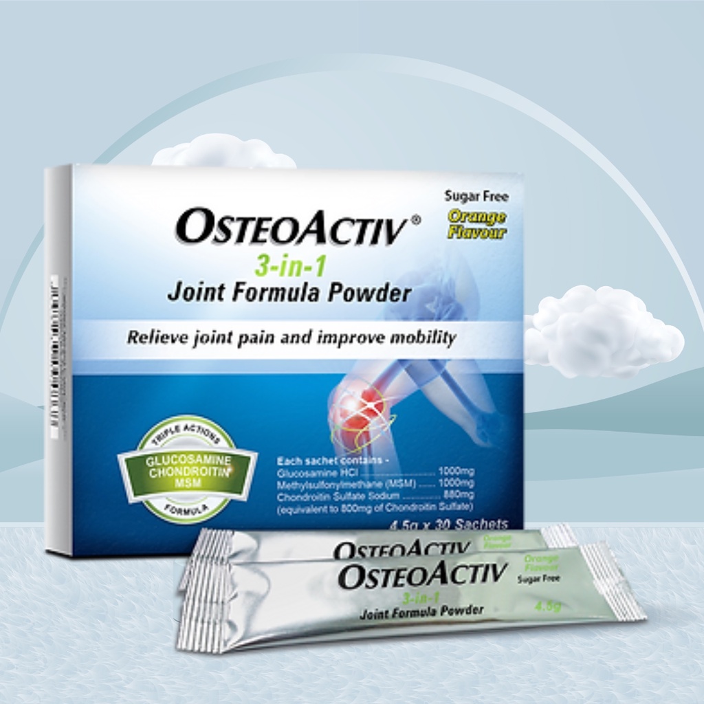 OSTEOACTIV 3-IN-1 JOINT FORMULA POWDER 30SACHETS | Shopee Malaysia