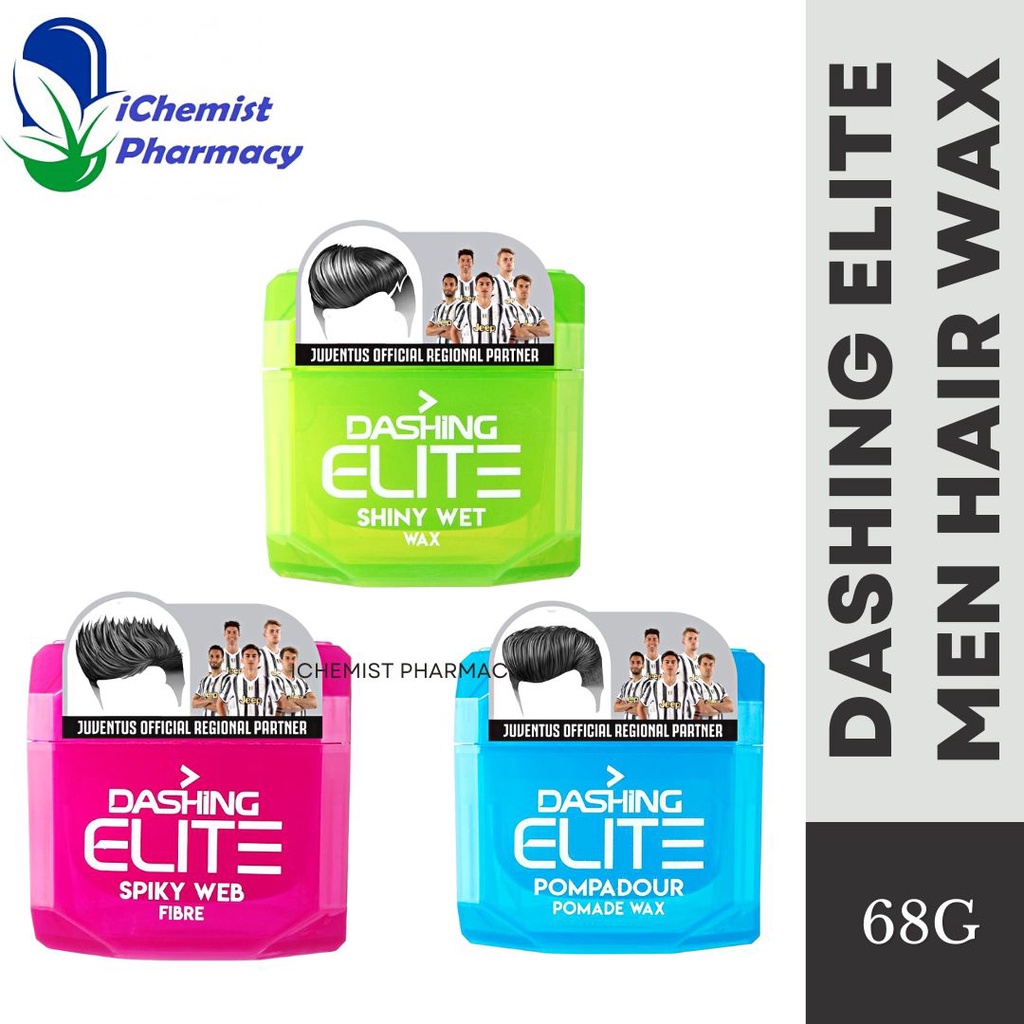 HAIR WAX DASHING ELITE SPIKY WEB FIBRE / POMPADOUR POMADE WAX / DASHING ...