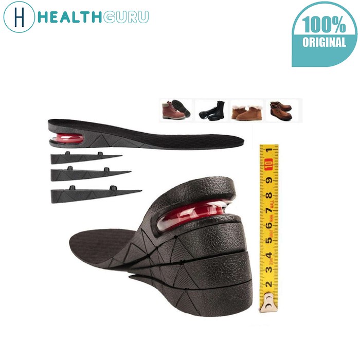 HealthGuru Anti Odour 4 Layers Shoe Heightener Unisex Men Women Half ...