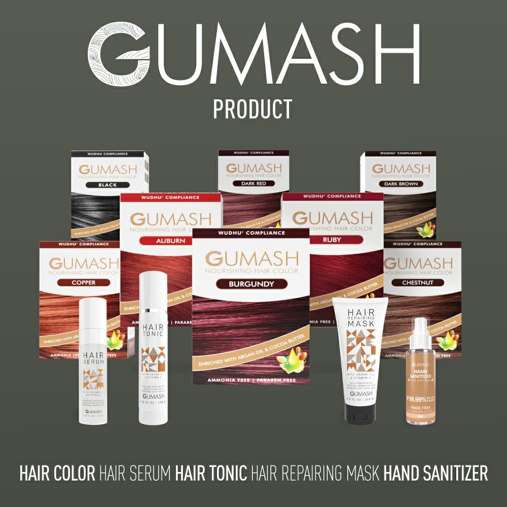 GUMASH Wudhu Compliant Hair Color Pewarna Rambut Halal with Cocoa Butter and Argan Oil | Shopee ...