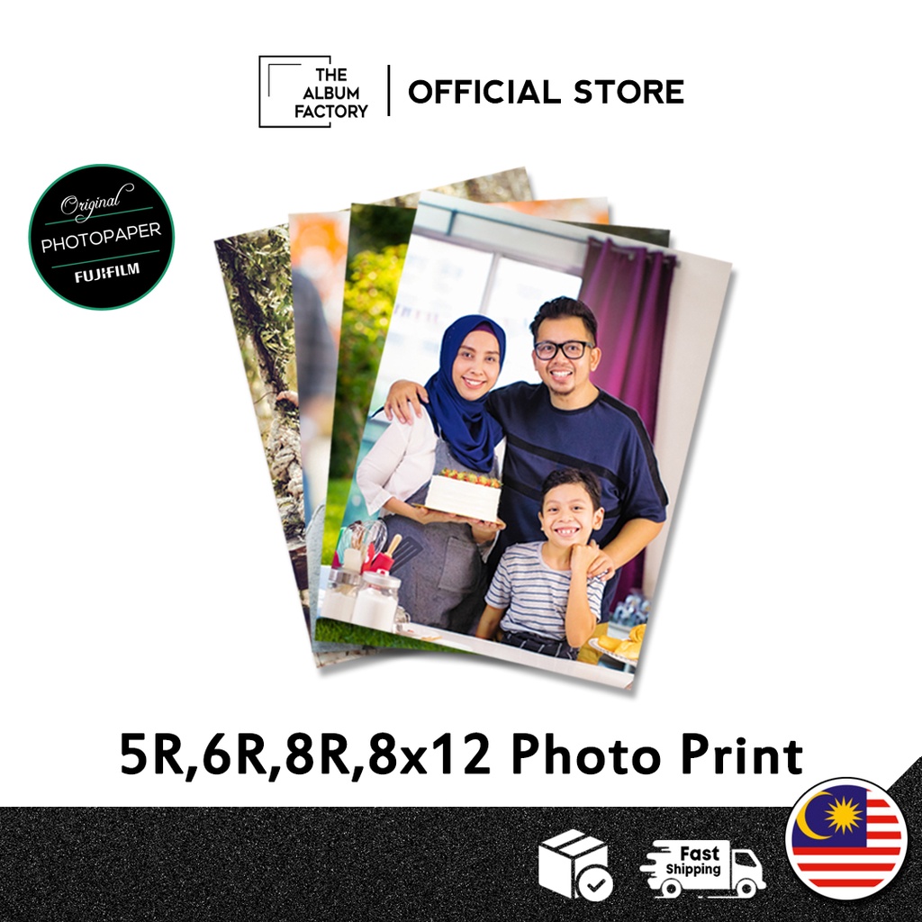 5R 6R 8R 8x12 Photo Print(Fujifilm Photo Paper) | Shopee Malaysia