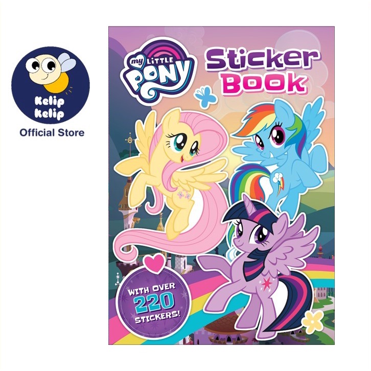 My Little Pony Sticker Book For Kids With Over 220 Stickers Colourful ...