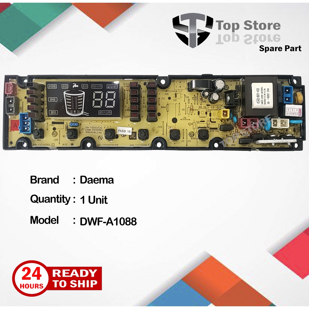 Daema Washing Machine PCB Control Board DWF-A1088 | Shopee Malaysia
