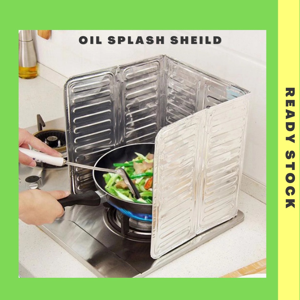 Cooking Insulate Splash Cover Screens Kitchen Gas Stove Baffle Plate ...